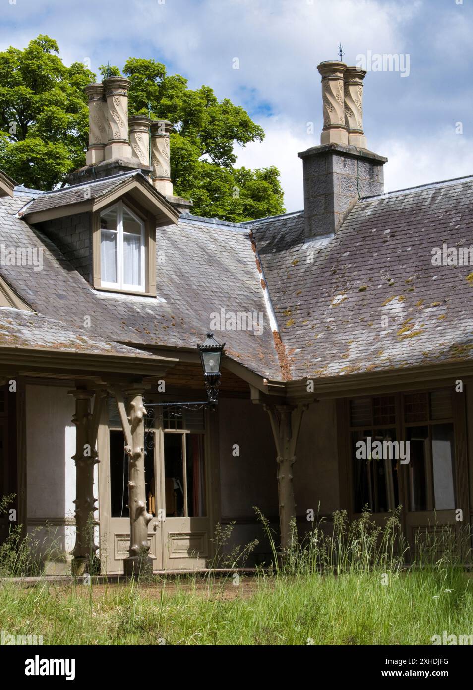 The Garden cottage at Balmoral castle,Scotland Stock Photo - Alamy