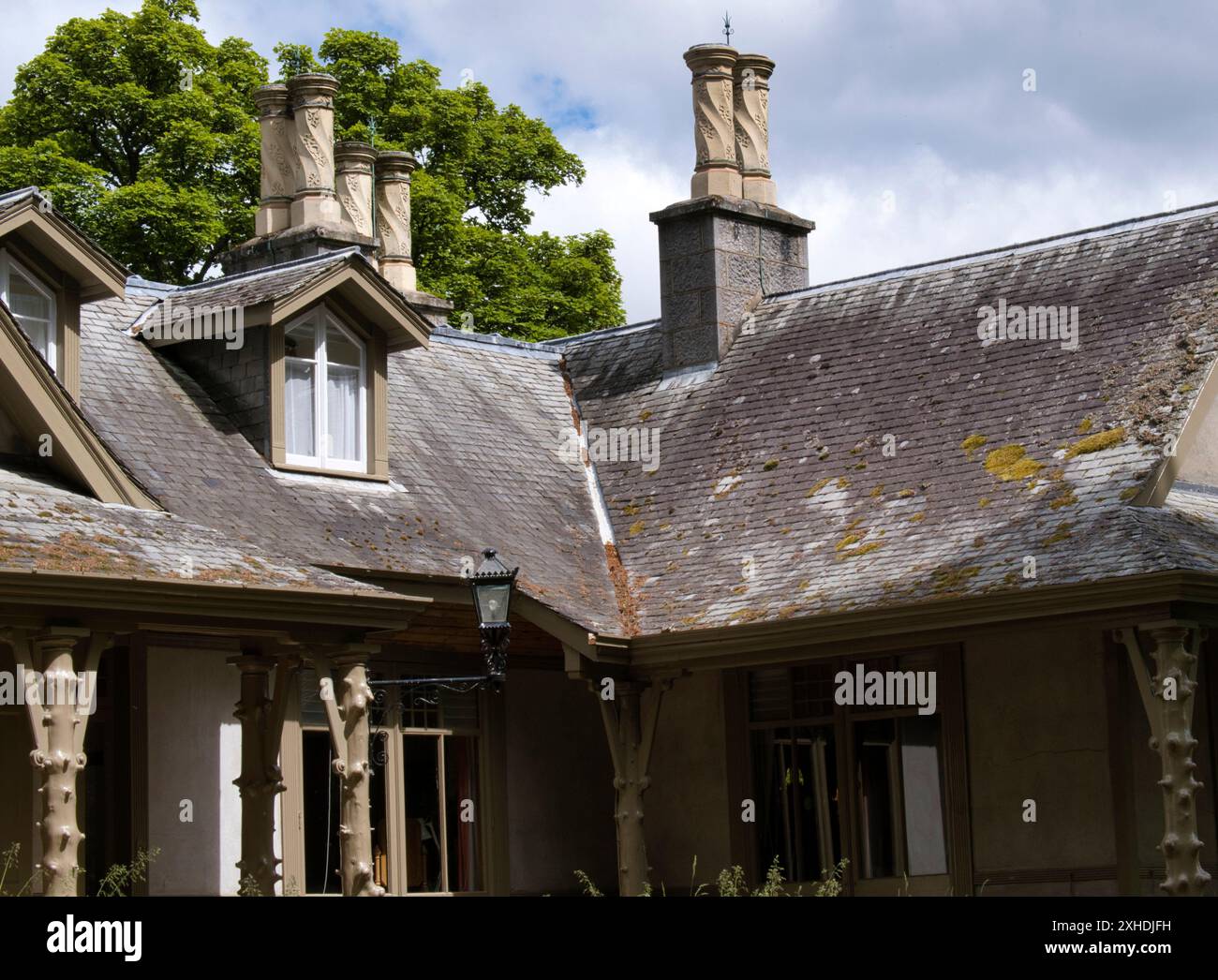The Garden cottage at Balmoral castle,Scotland Stock Photo - Alamy
