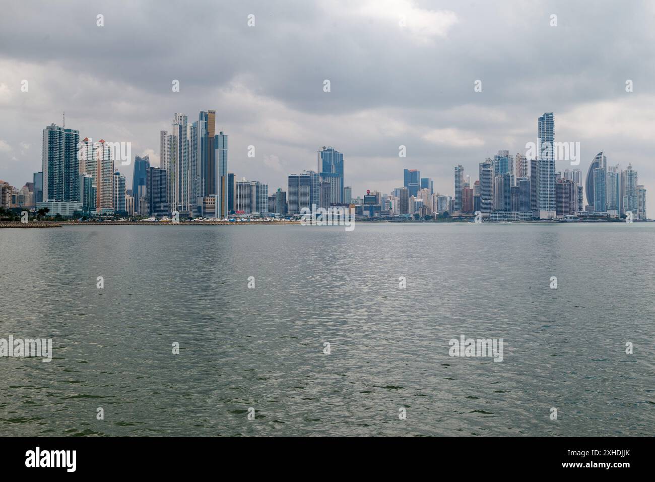 The modern architecture of the tower skyscrapers of downtown district ...