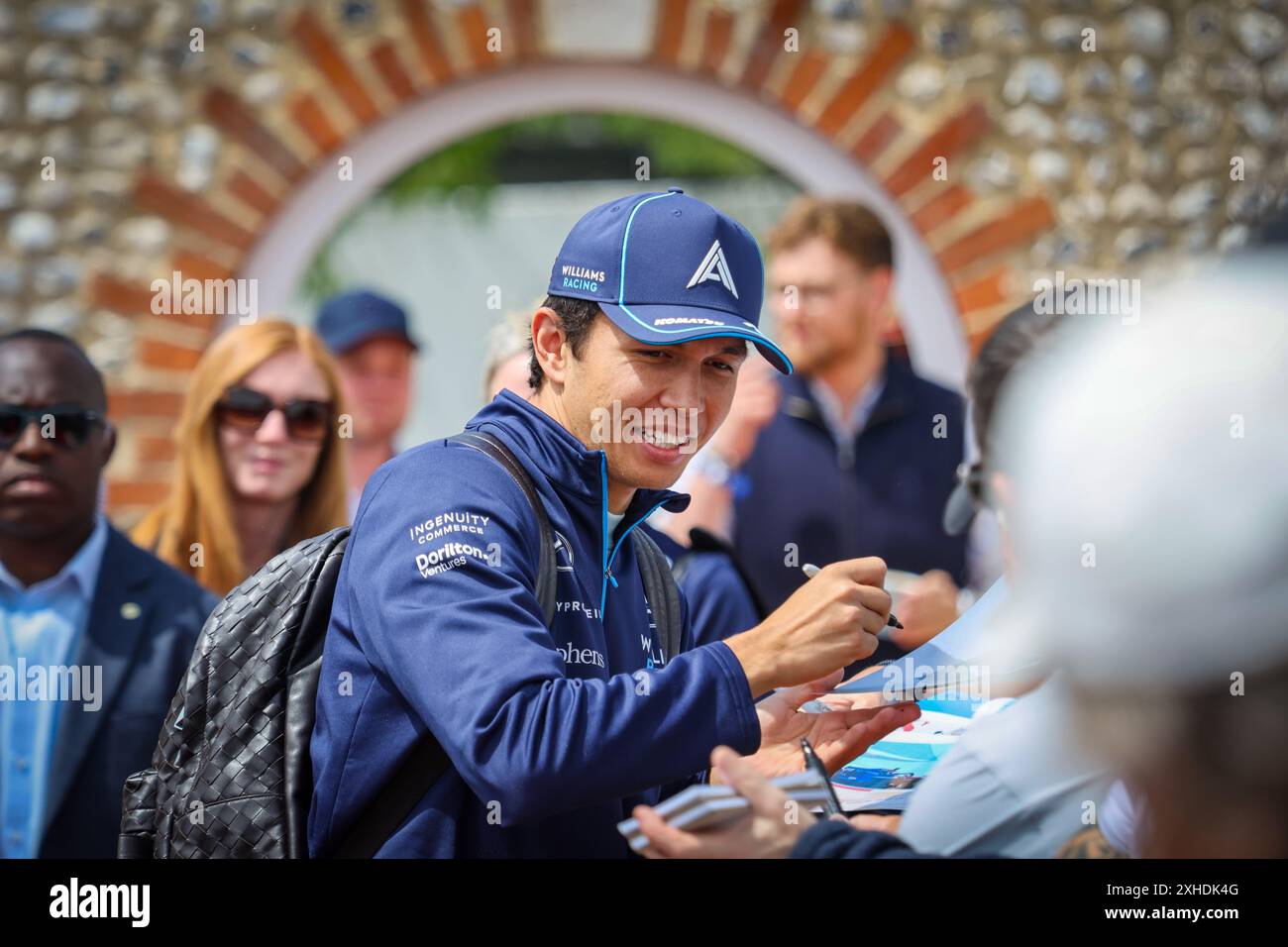 Current Williams F1 Driver Alex Alton at Goodwood Festival of Speed ...
