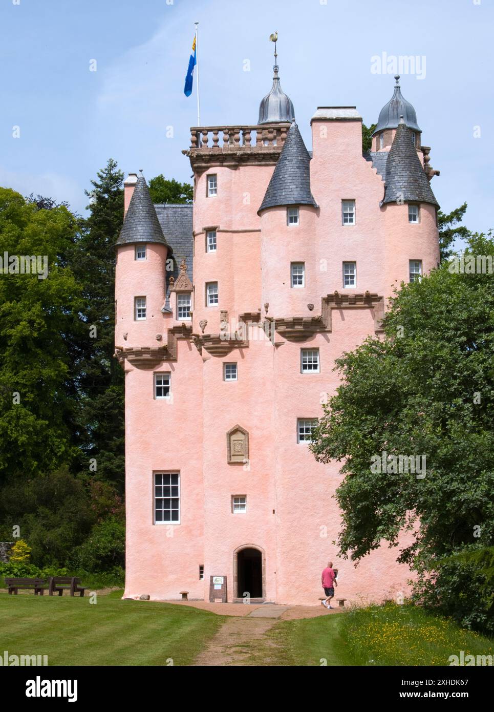 Craigievar Castle one of the most iconic Scottish castle Stock Photo ...
