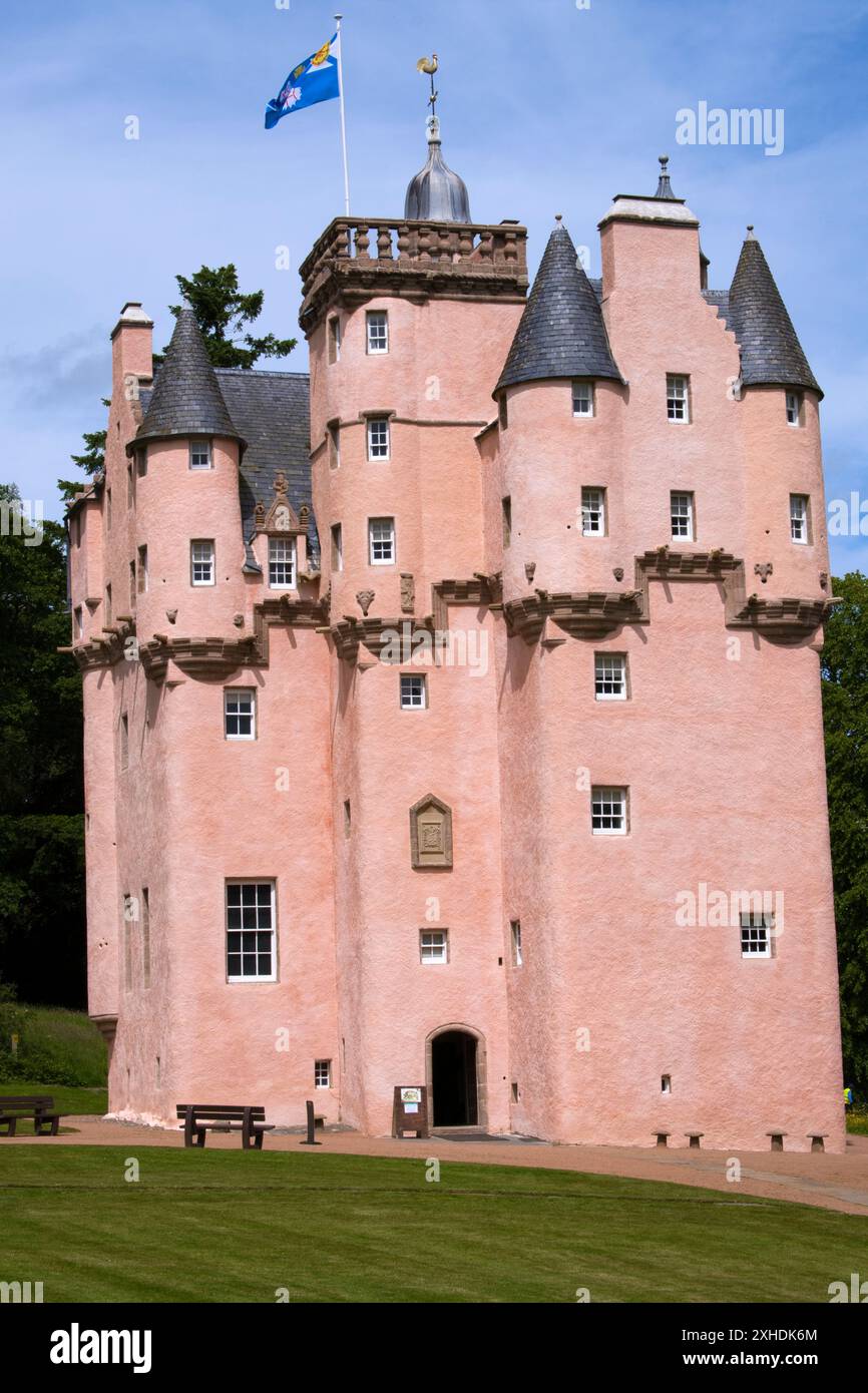 Craigievar Castle one of the most iconic Scottish castle Stock Photo ...