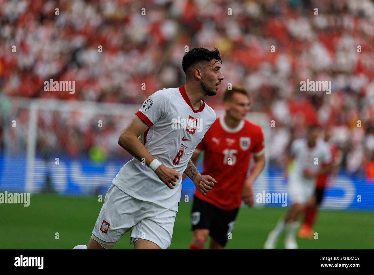 Jakub Moder during UEFA Euro 2024 game between national teams of Poland ...