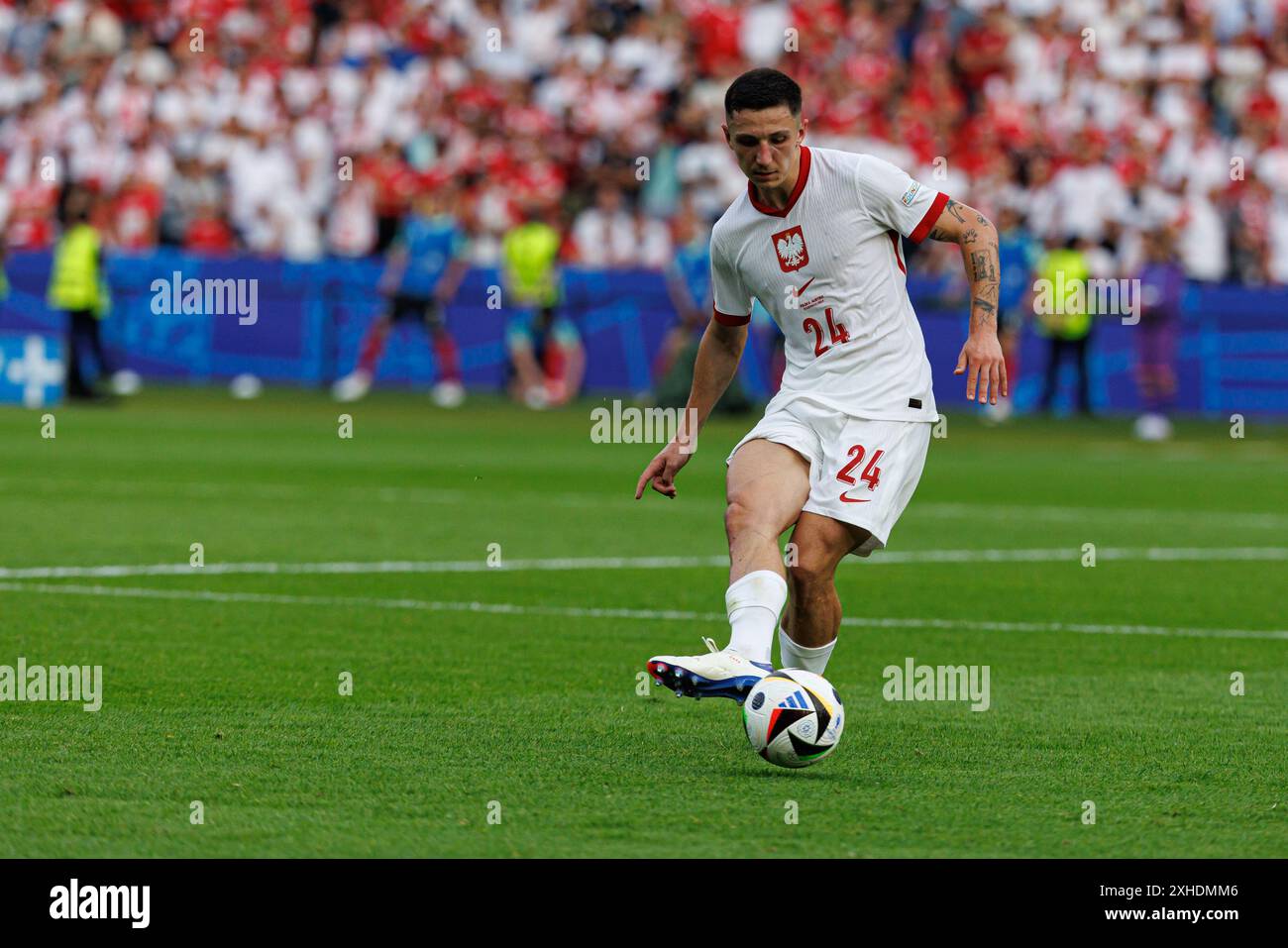 Bartosz Slisz during UEFA Euro 2024 game between national teams of Poland and Austria at ...
