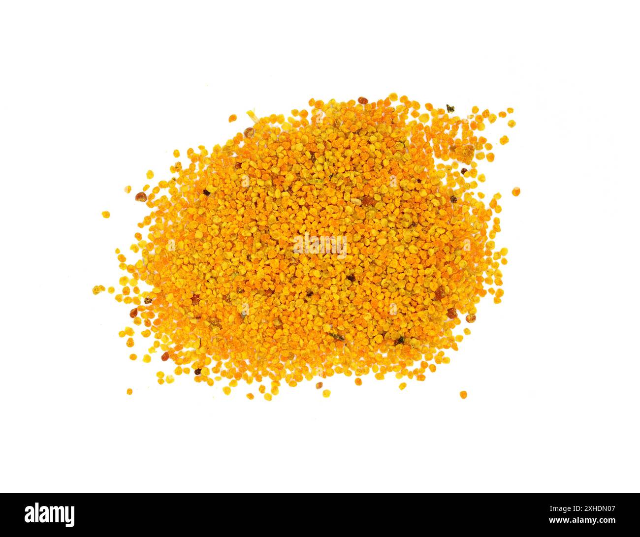 Pile of bee pollen isolated on white Stock Photo - Alamy