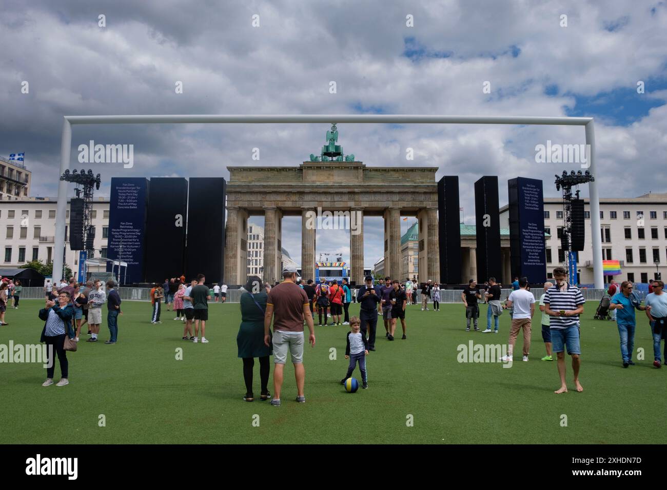 Fan Zone in Berlin, Uefa Euro 2024 Germany Stock Photo - Alamy