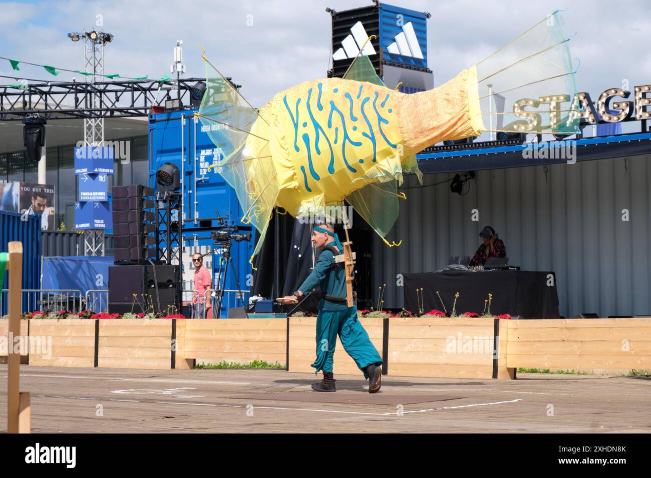 Fan Zone in Berlin, Uefa Euro 2024 Germany Stock Photo - Alamy