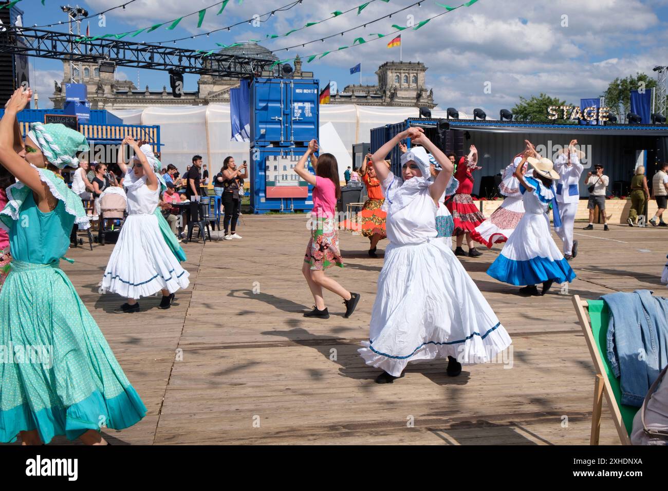Fan Zone in Berlin, Uefa Euro 2024 Germany Stock Photo - Alamy
