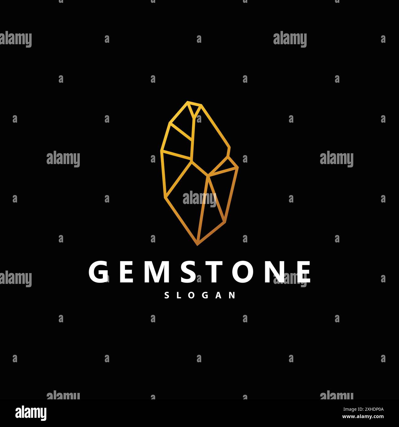 Gemstone Jewelry Logo, Design Vector Template Symbol Illustration Stock ...