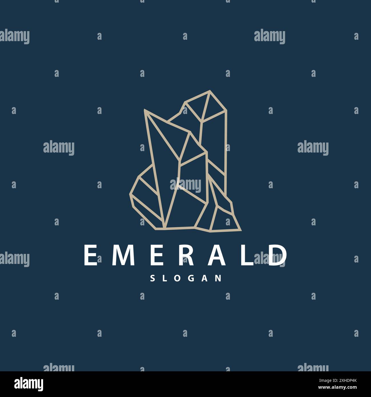 Gemstone Jewelry Logo, Design Vector Template Symbol Illustration Stock ...