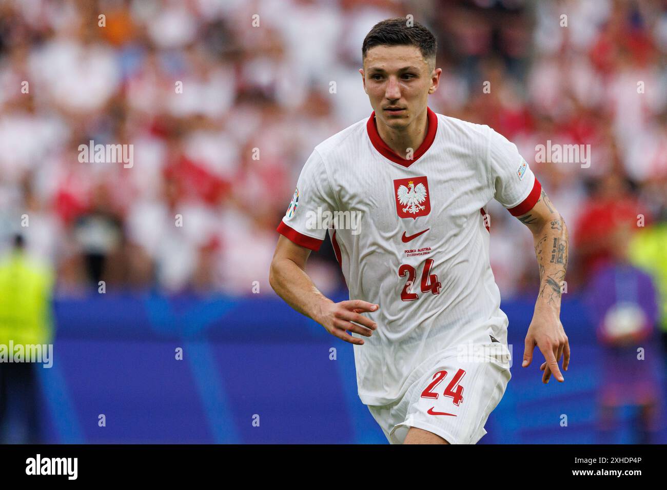 Bartosz Slisz during UEFA Euro 2024 game between national teams of Poland and Austria at ...