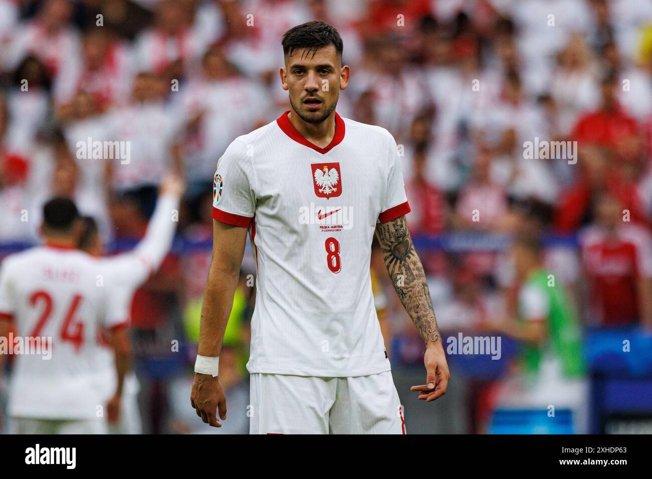 Jakub Moder during UEFA Euro 2024 game between national teams of Poland ...