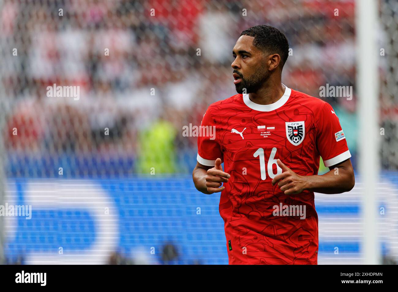 Philipp Mwene during UEFA Euro 2024 game between national teams of ...