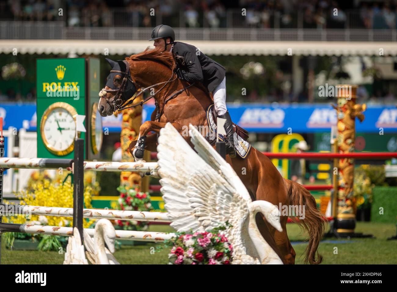 Show jumping in Spruce Meadows Stock Photo - Alamy