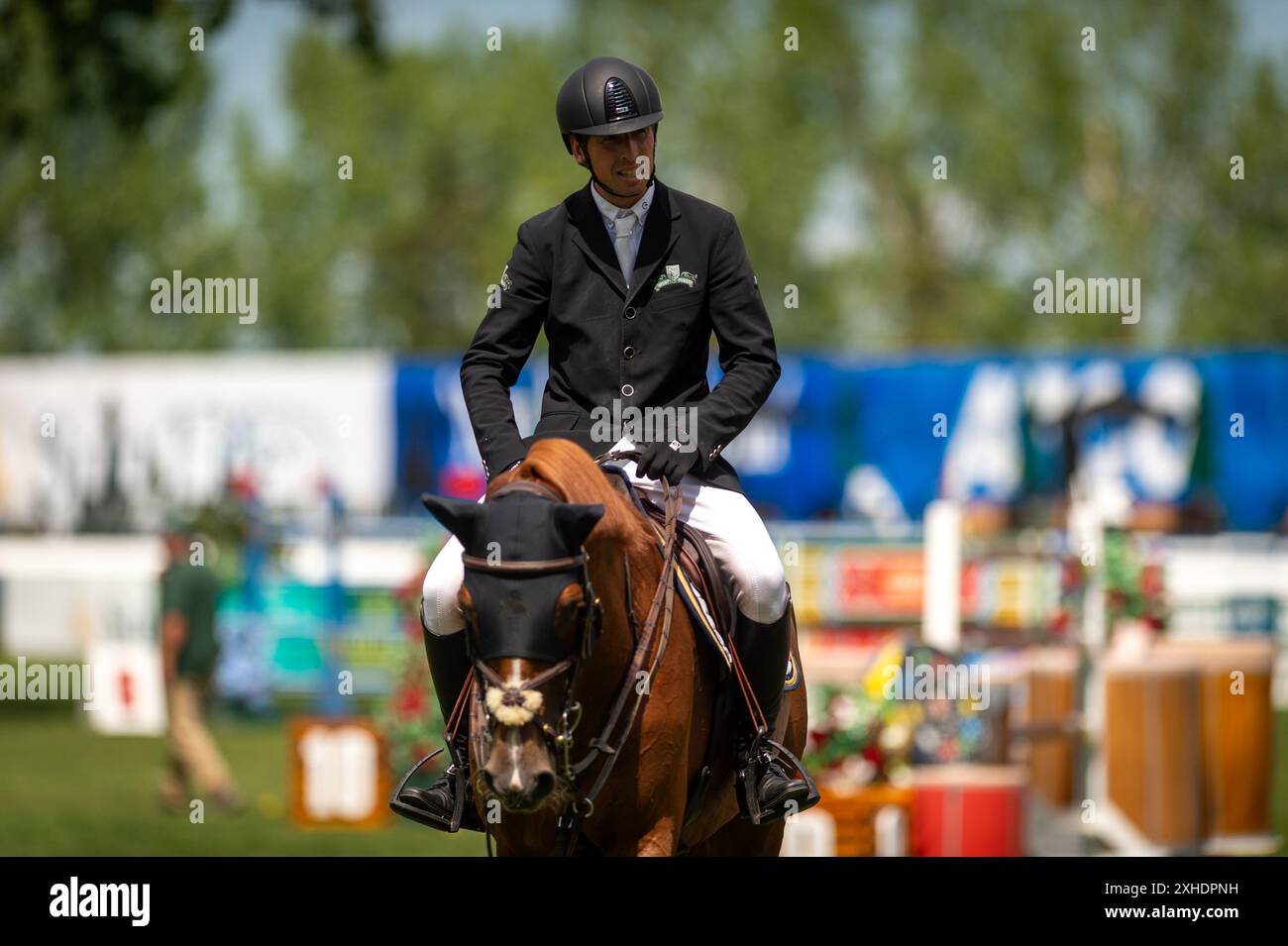 Show jumping in Spruce Meadows Stock Photo - Alamy