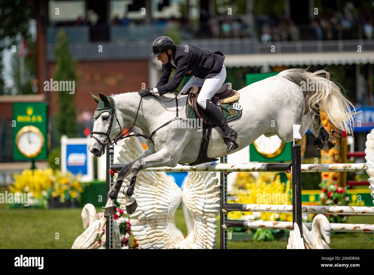 Show jumping in Spruce Meadows Stock Photo - Alamy