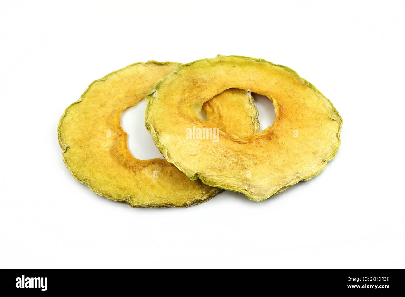 slices of dried melon isolated on white Stock Photo - Alamy