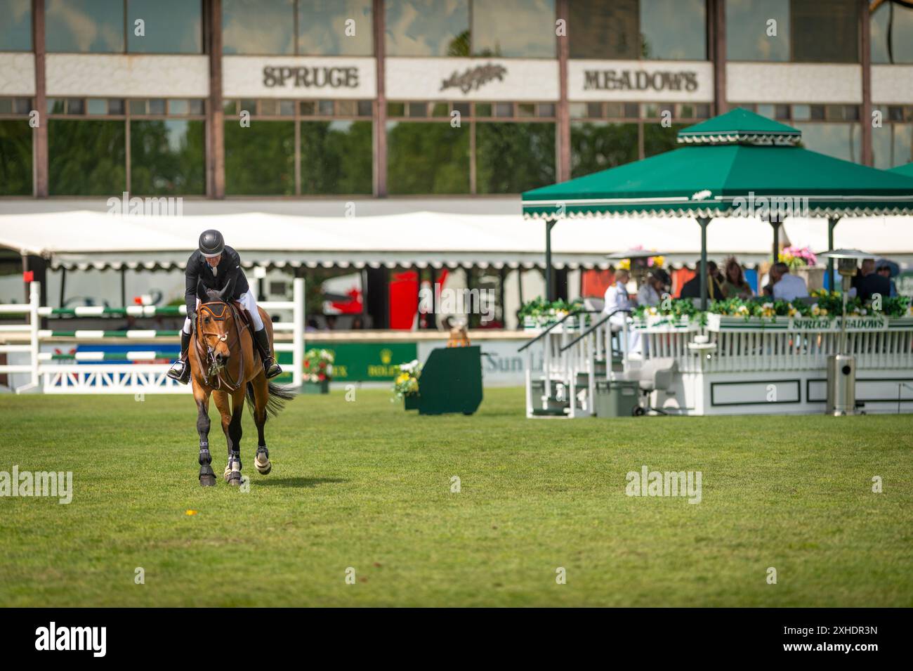 Show jumping in Spruce Meadows Stock Photo - Alamy