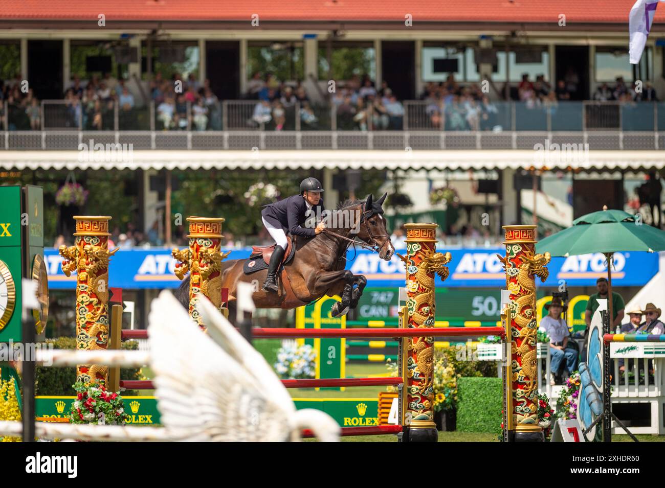 Show jumping in Spruce Meadows Stock Photo - Alamy