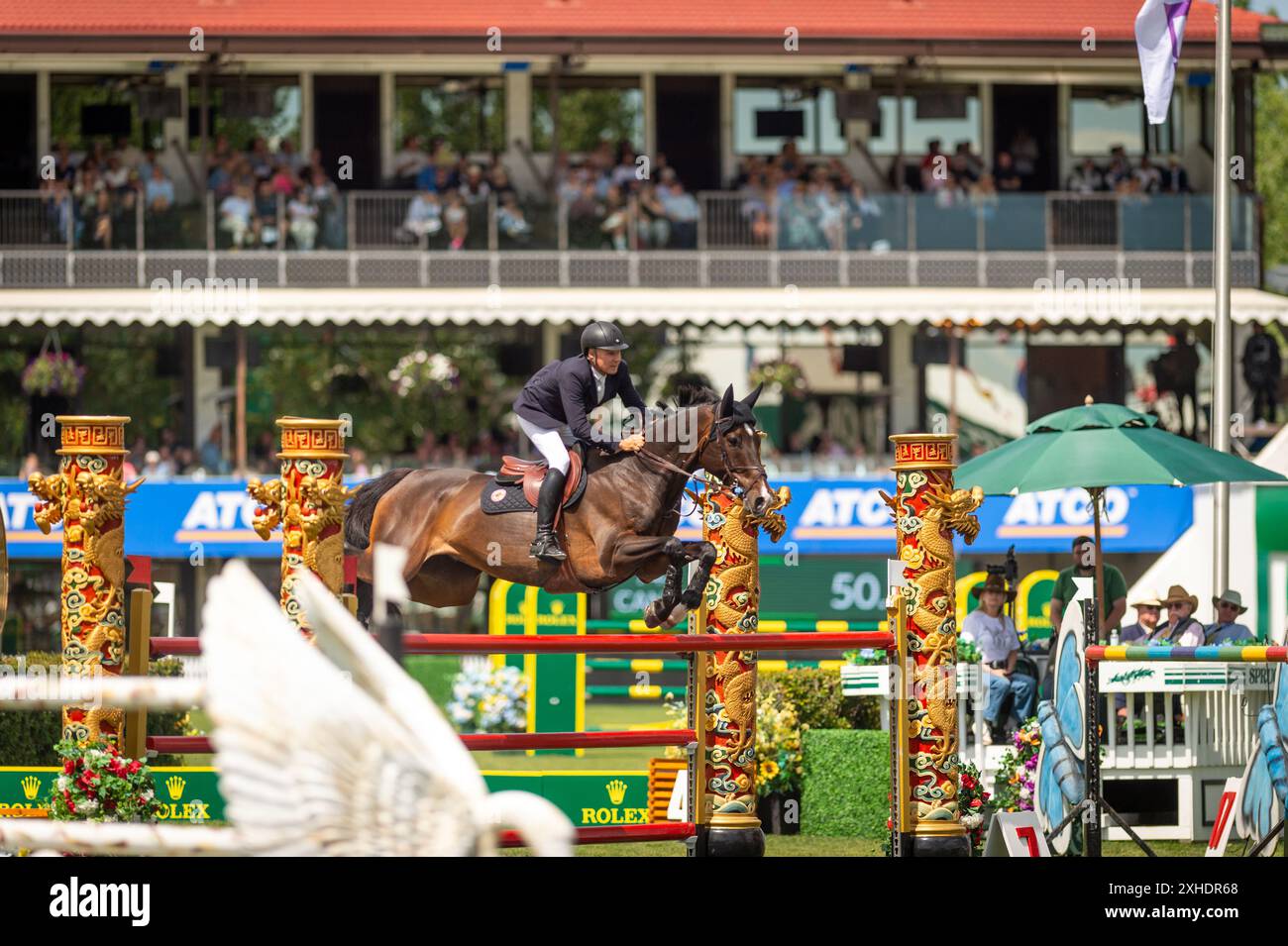 Show jumping in Spruce Meadows Stock Photo - Alamy