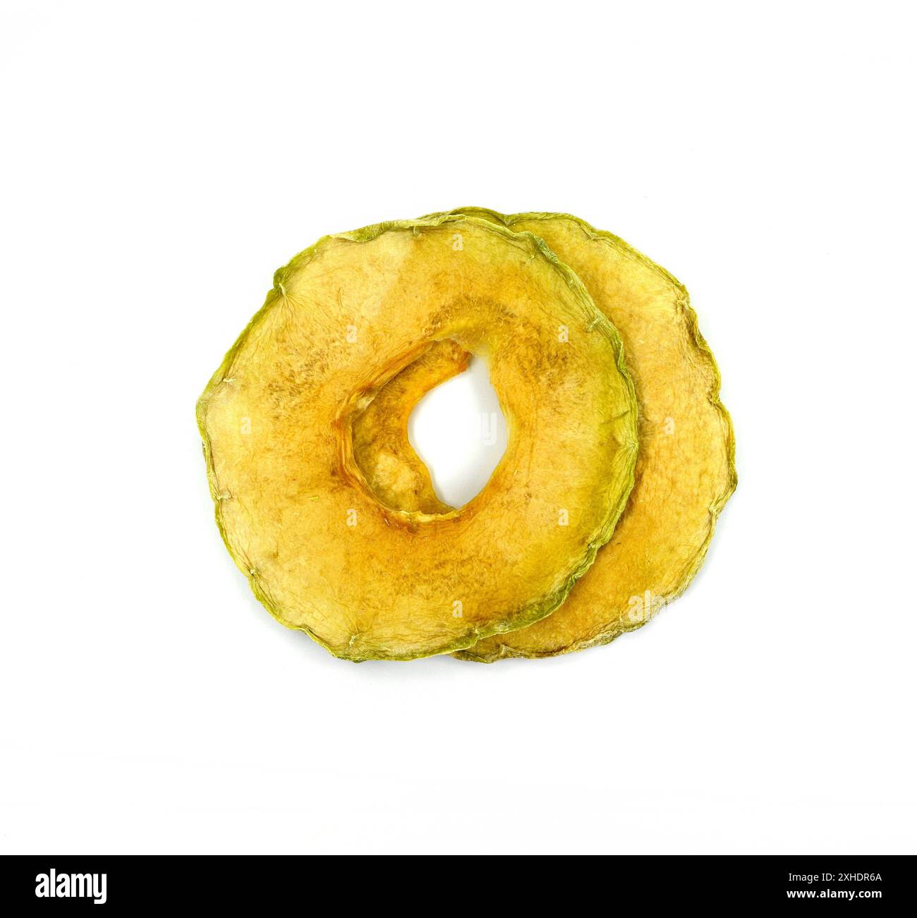 slices of dried melon isolated on white Stock Photo - Alamy