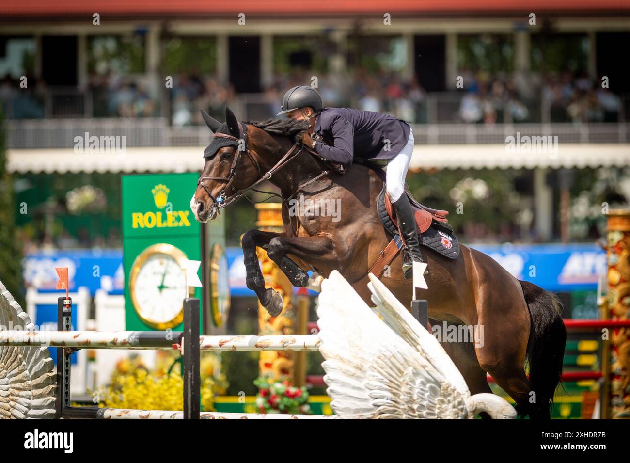 Show jumping in Spruce Meadows Stock Photo - Alamy