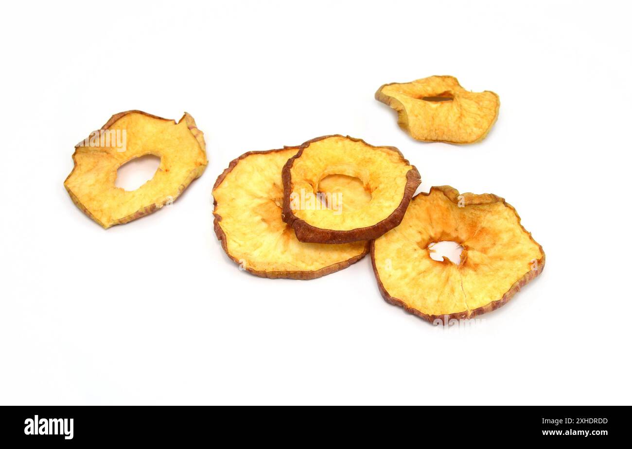 Sliced apples white background overhead hi-res stock photography and ...