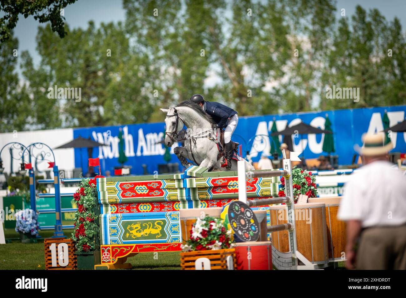Show jumping in Spruce Meadows Stock Photo - Alamy