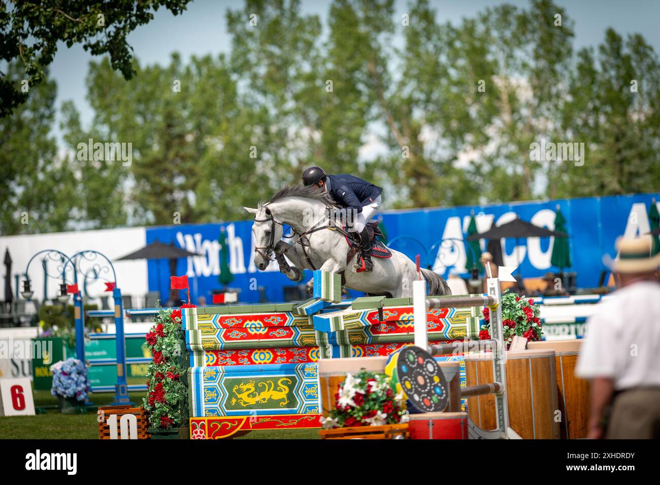 Show jumping in Spruce Meadows Stock Photo - Alamy