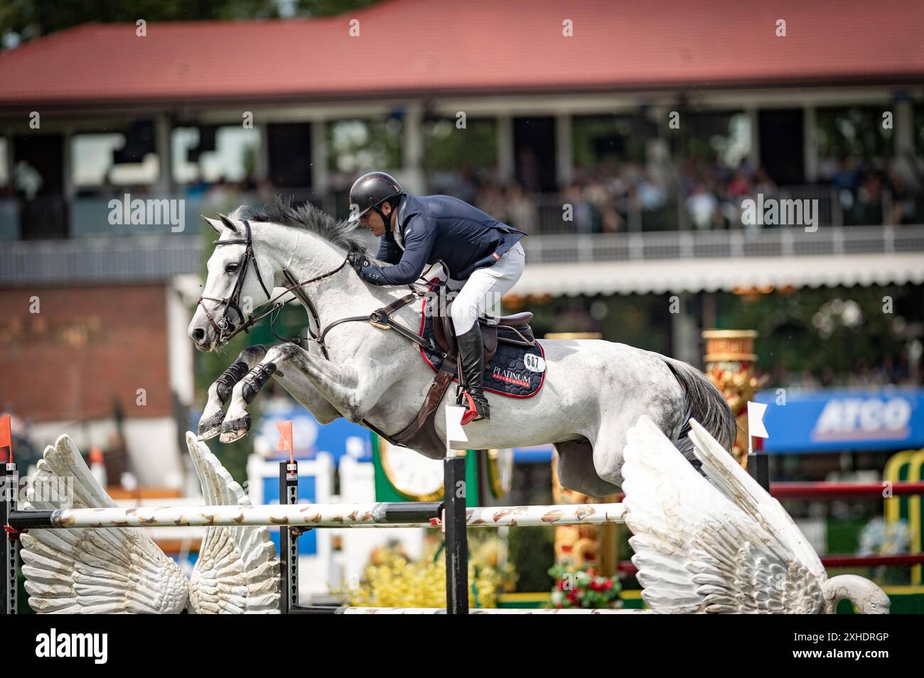Show jumping in Spruce Meadows Stock Photo - Alamy