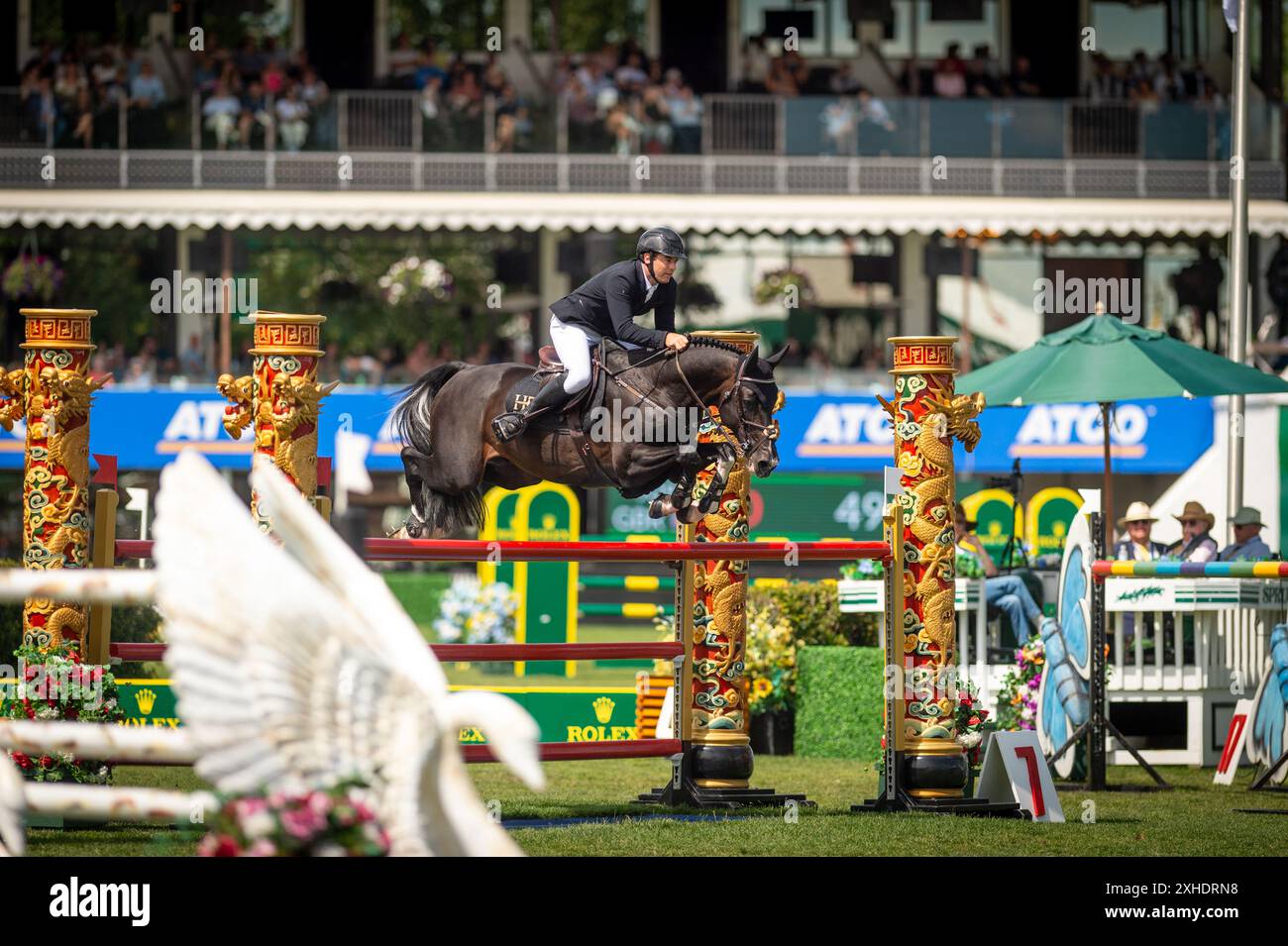 Show jumping in Spruce Meadows Stock Photo - Alamy