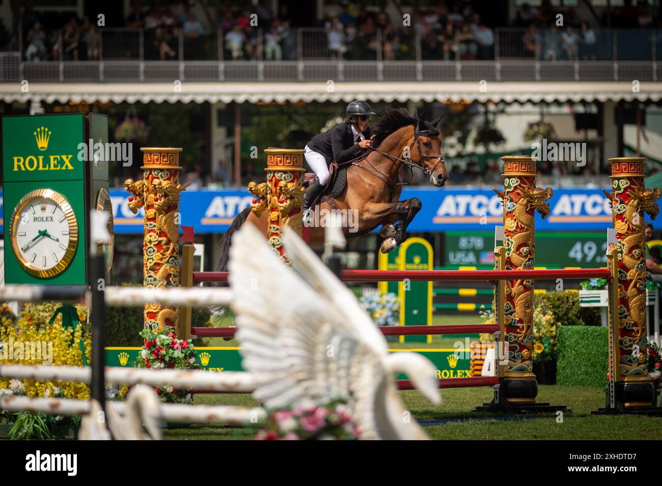 Show jumping in Spruce Meadows Stock Photo - Alamy