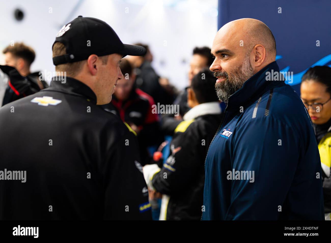 LEUNG Darren (gbr), Team WRT, BMW M4 GT3, portrait, mixed zone ...