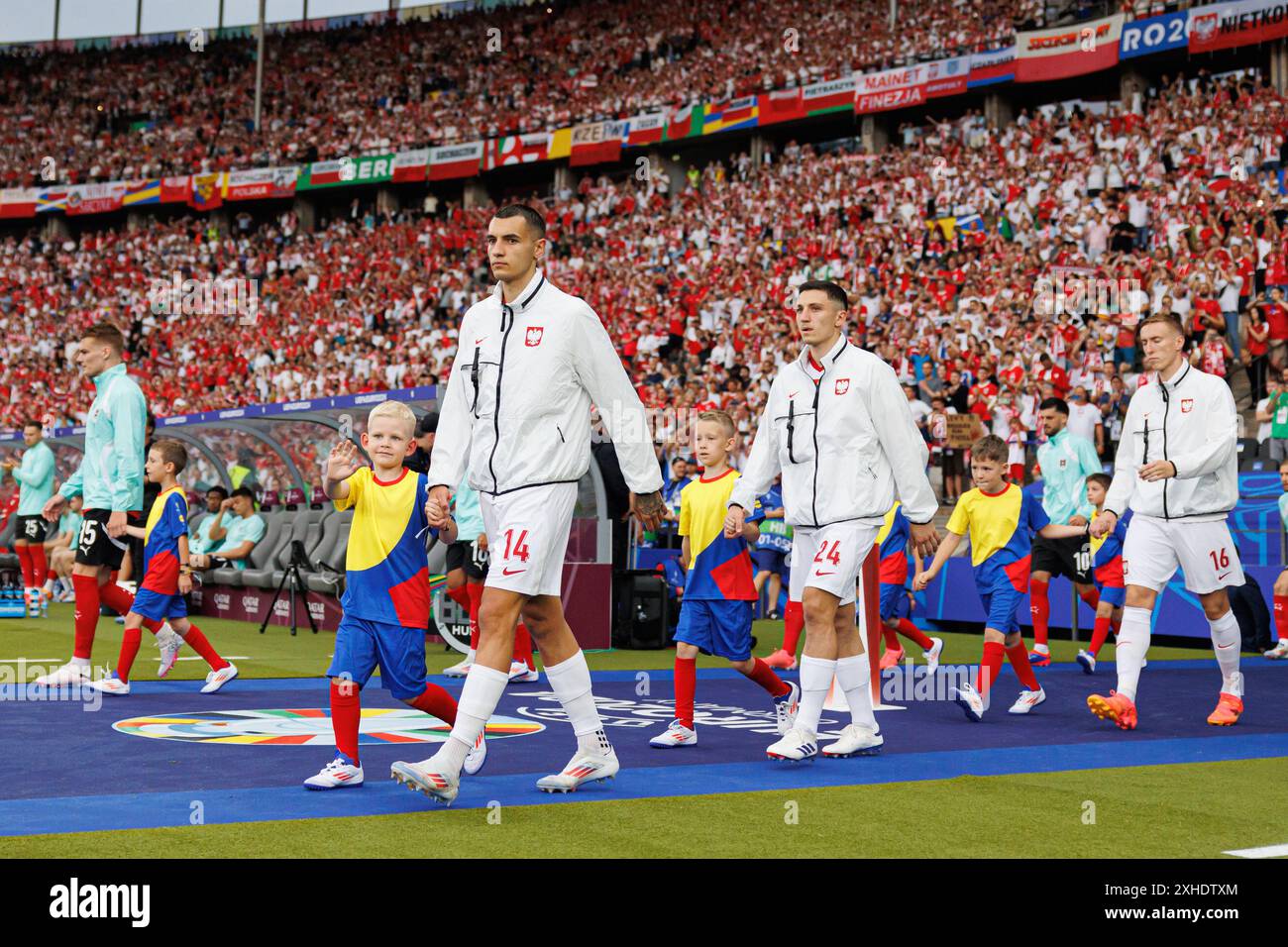 Jakub Kiwior, Bartosz Slisz during UEFA Euro 2024 game between national ...