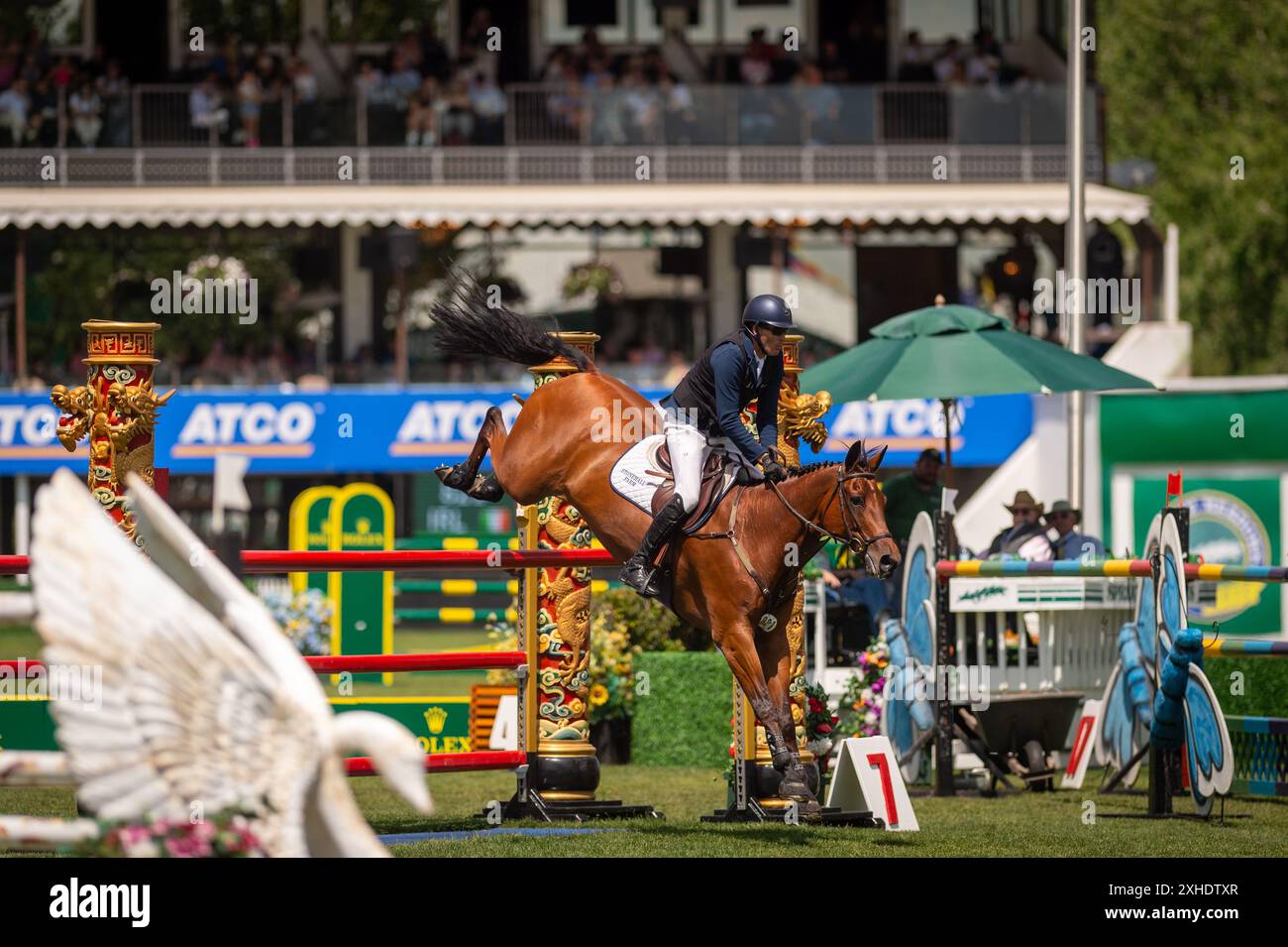 Spruce meadows international ring hi-res stock photography and images ...