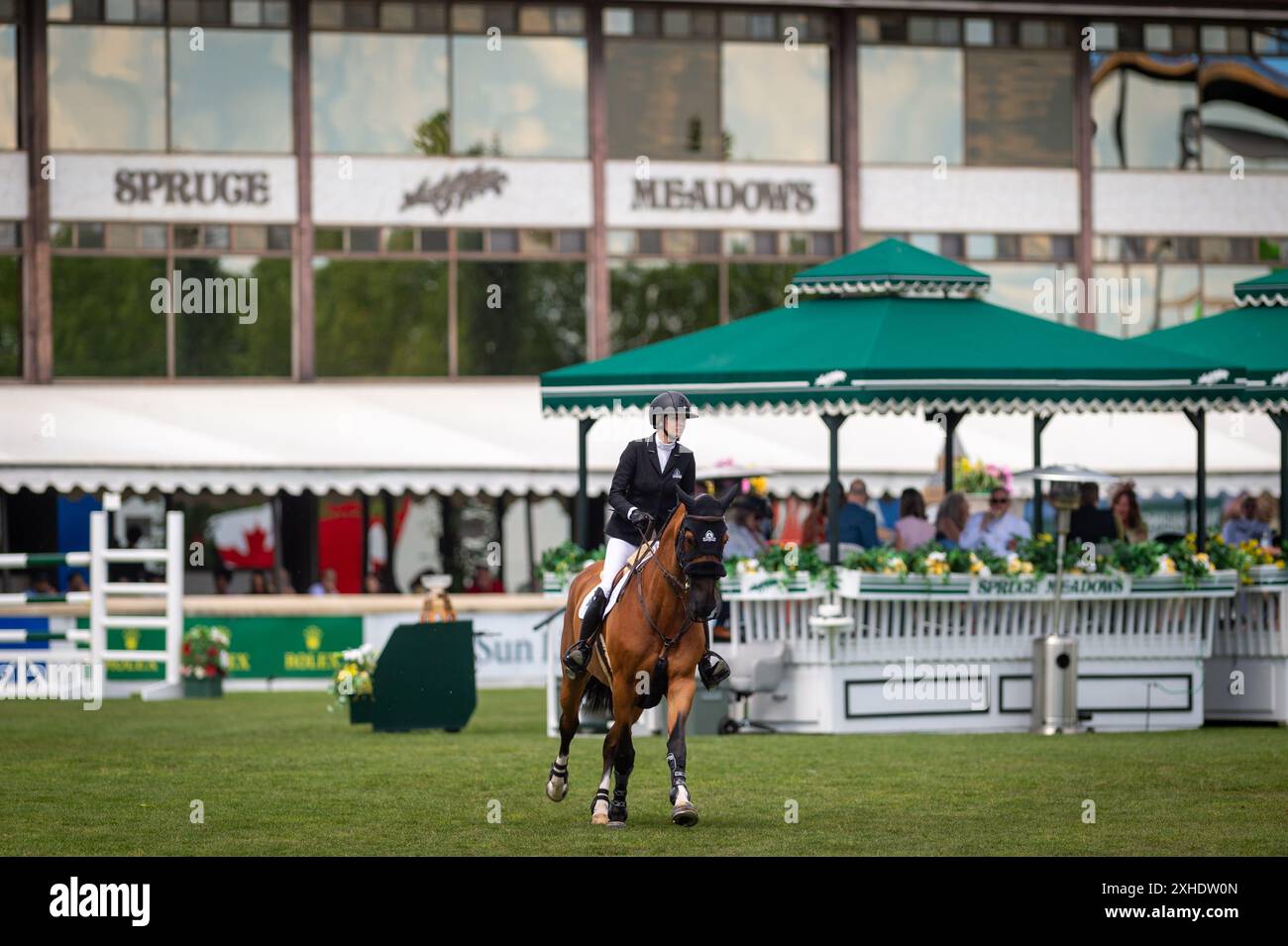 Show jumping in Spruce Meadows Stock Photo - Alamy