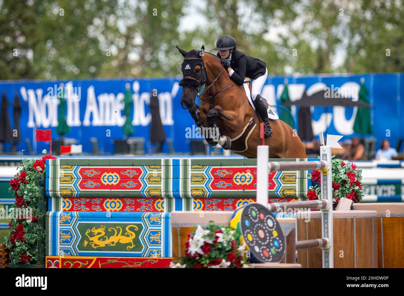 Show jumping in Spruce Meadows Stock Photo - Alamy