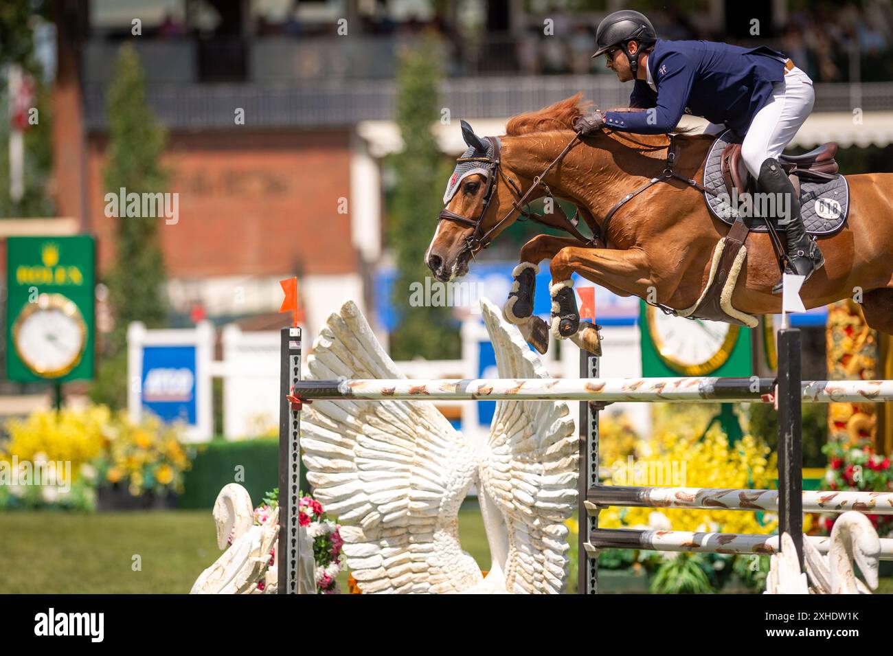 Show jumping in Spruce Meadows Stock Photo - Alamy