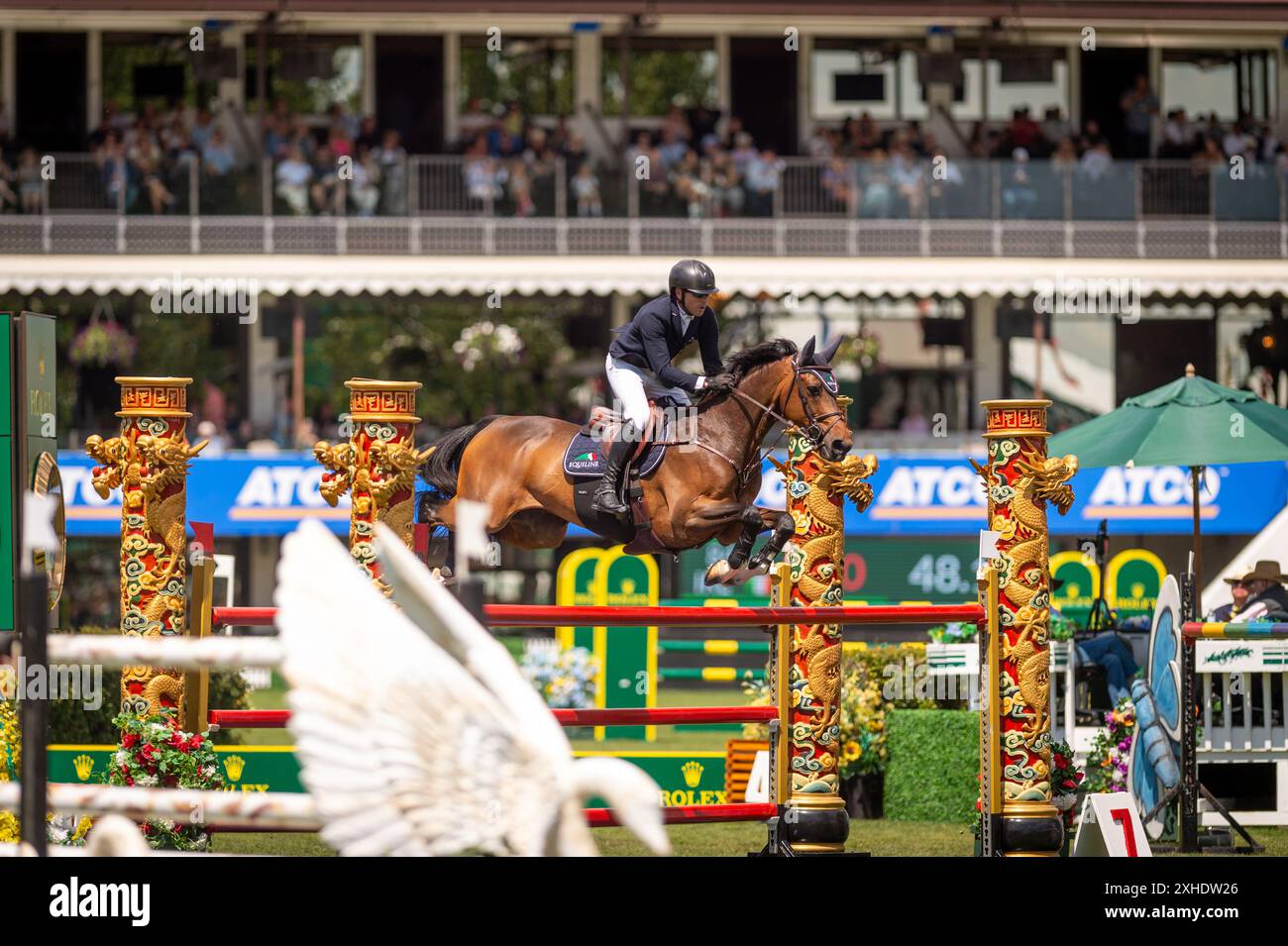 Show jumping in Spruce Meadows Stock Photo - Alamy