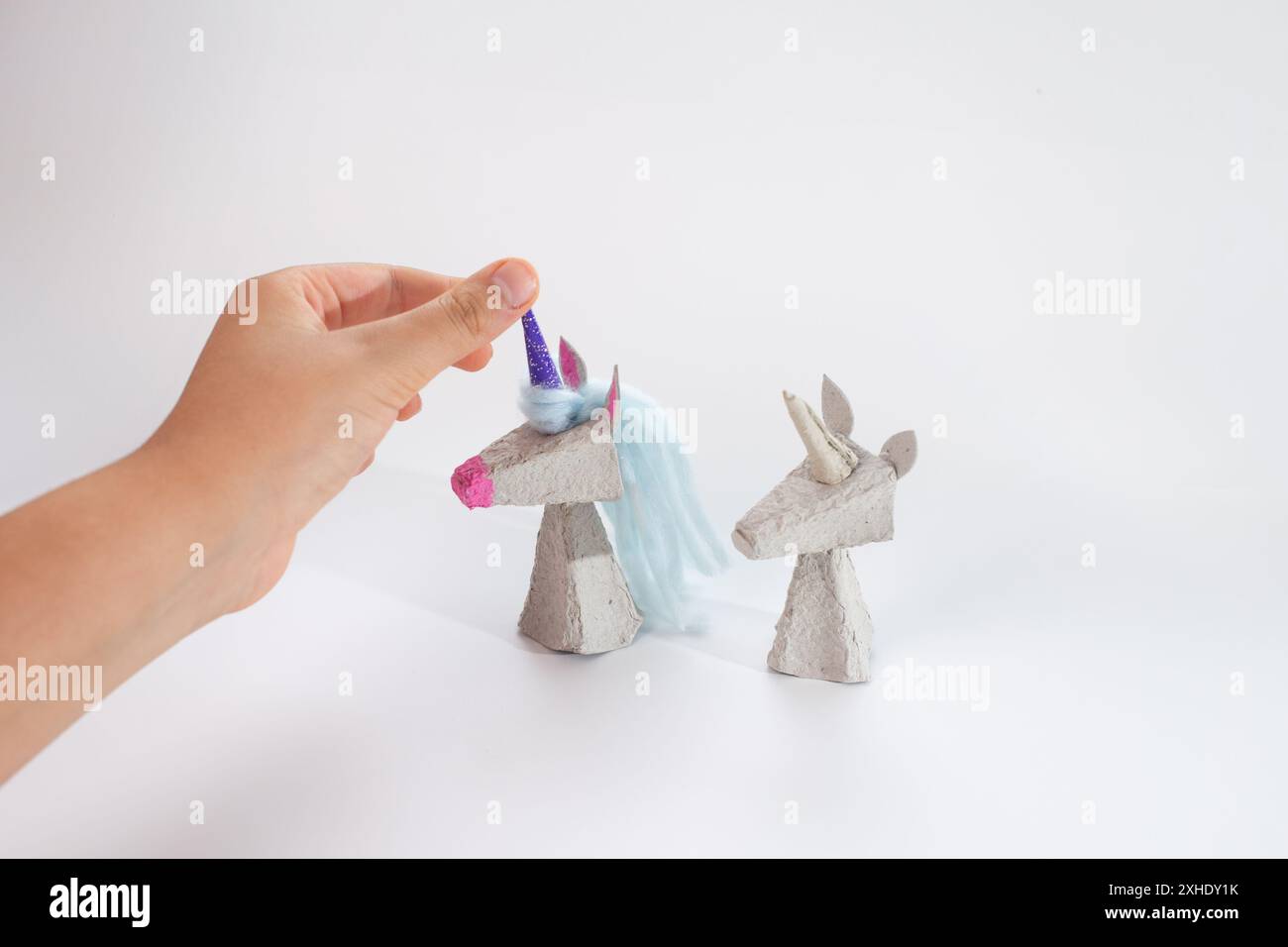 Learn how to make unicorn from recycled paper. Eco-friendly craft ...