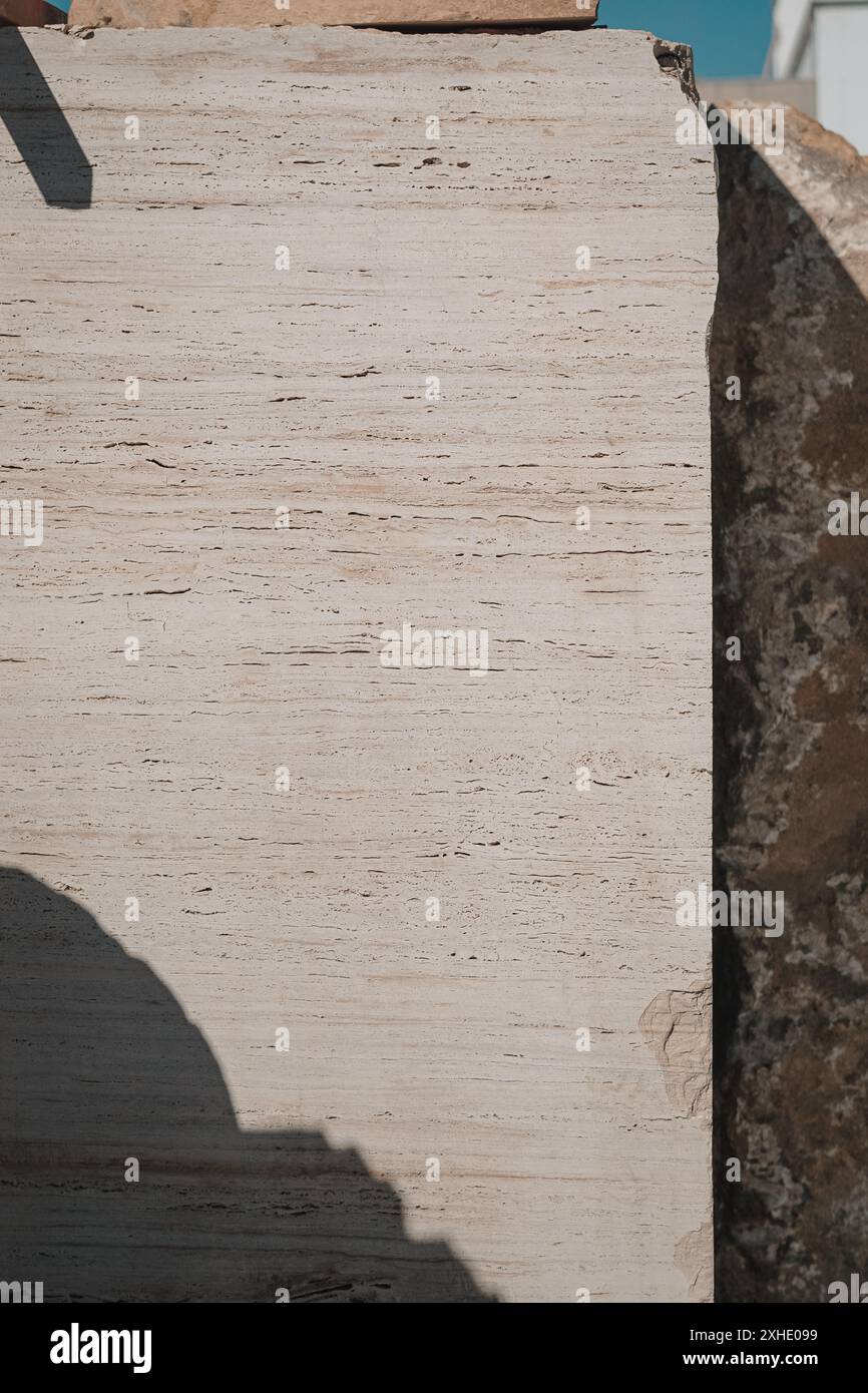 Travertine Marble Texture Slab Stock Photo - Alamy