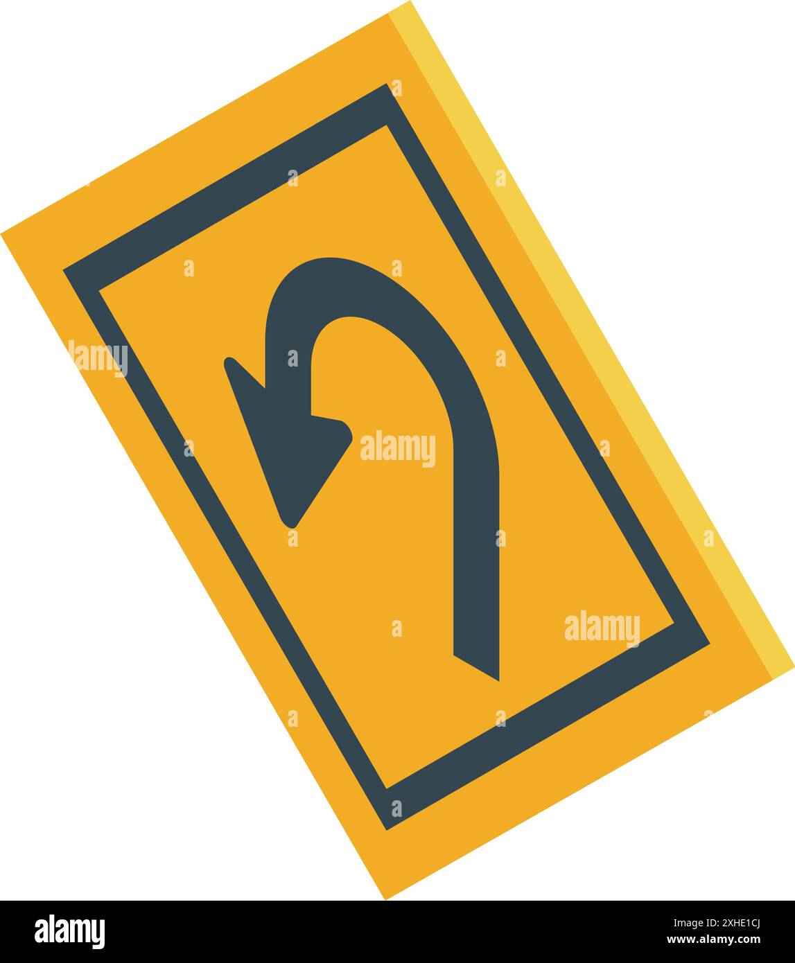 U bend sign Stock Vector Images - Alamy