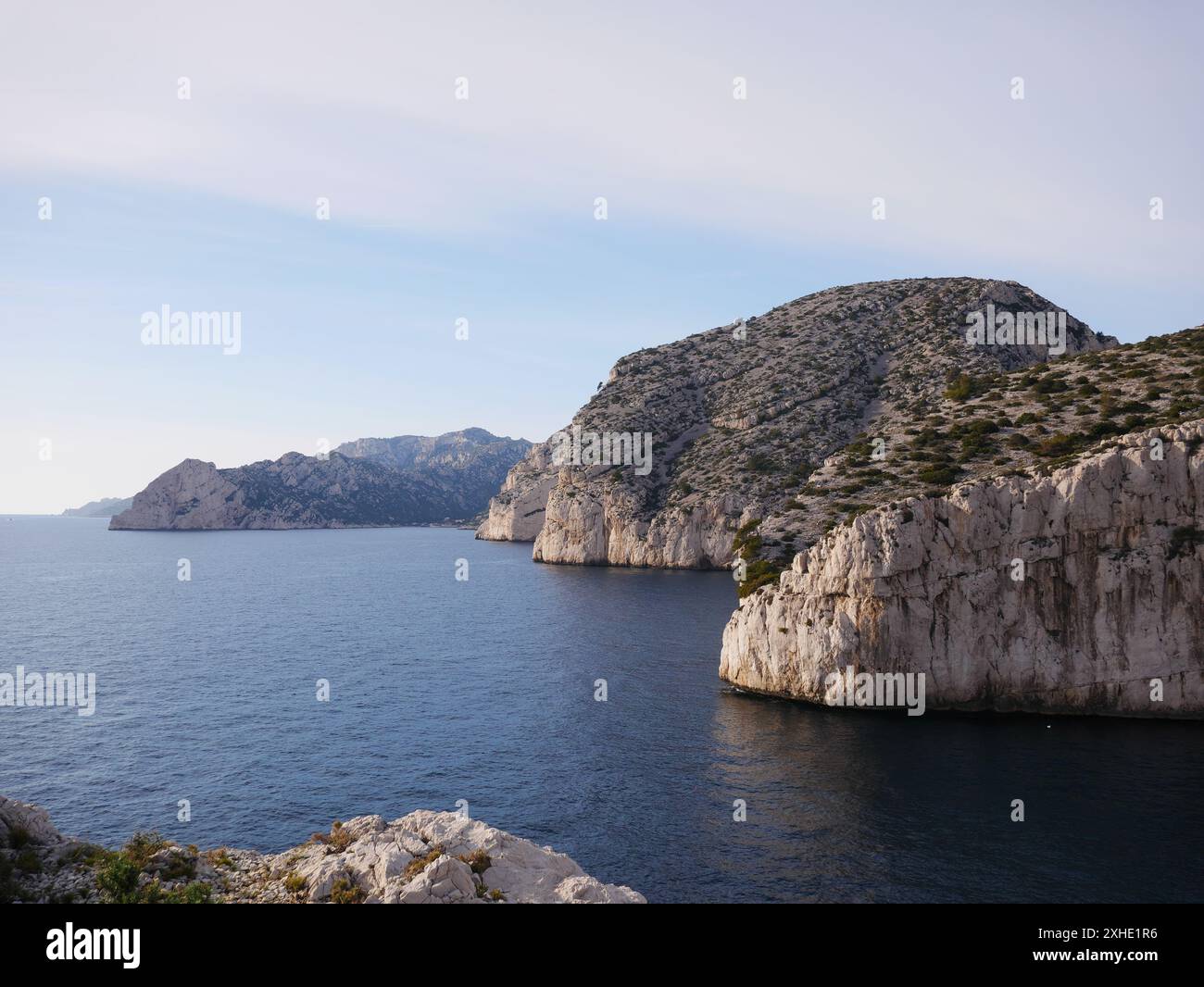 French Calanques in the village of Sormiou Stock Photo - Alamy