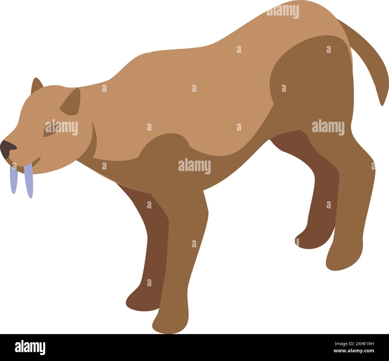 Sabertooth teeth Stock Vector Images - Alamy