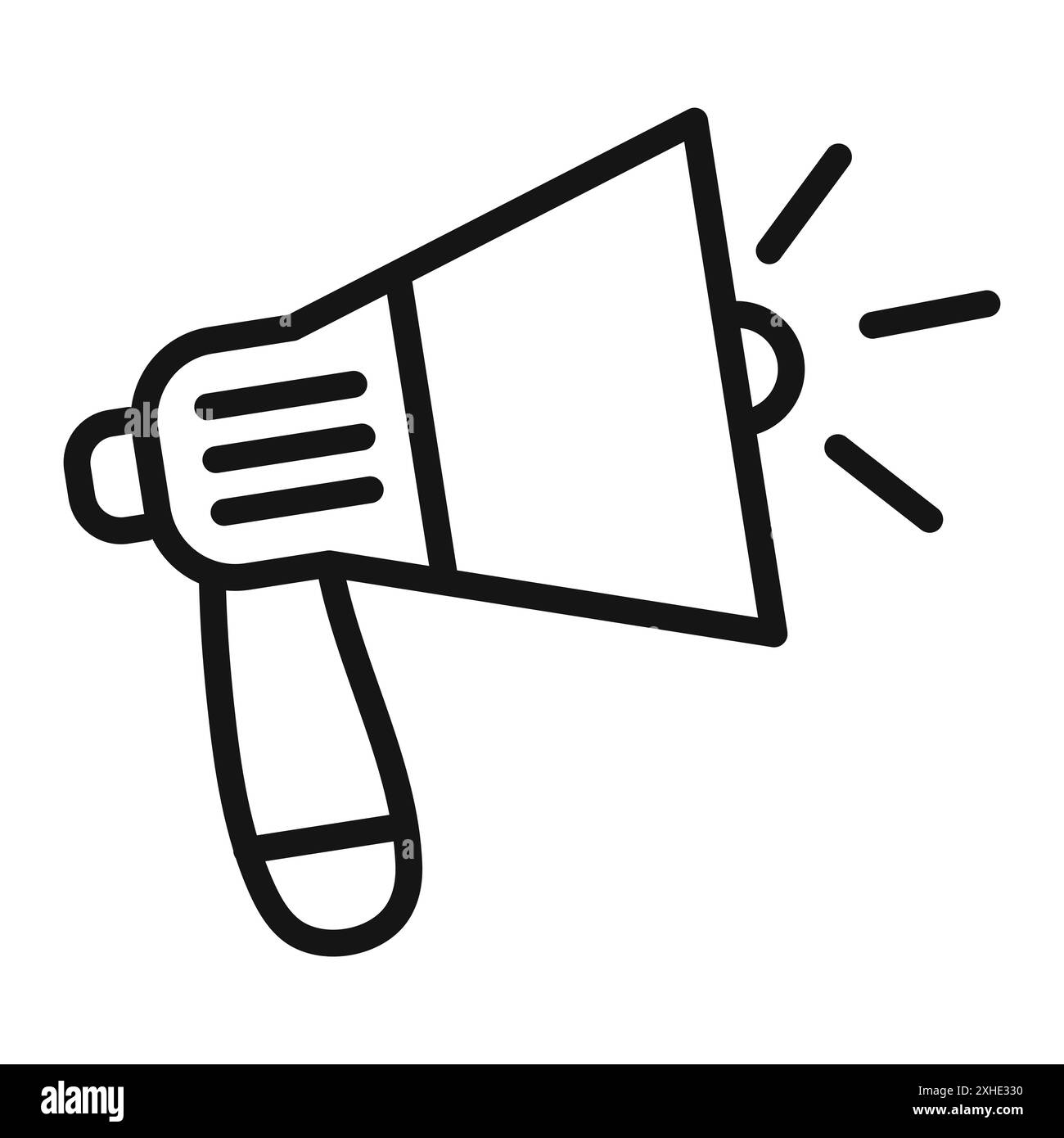 announce in loudspeaker icon Vector symbol or sign set collection in ...