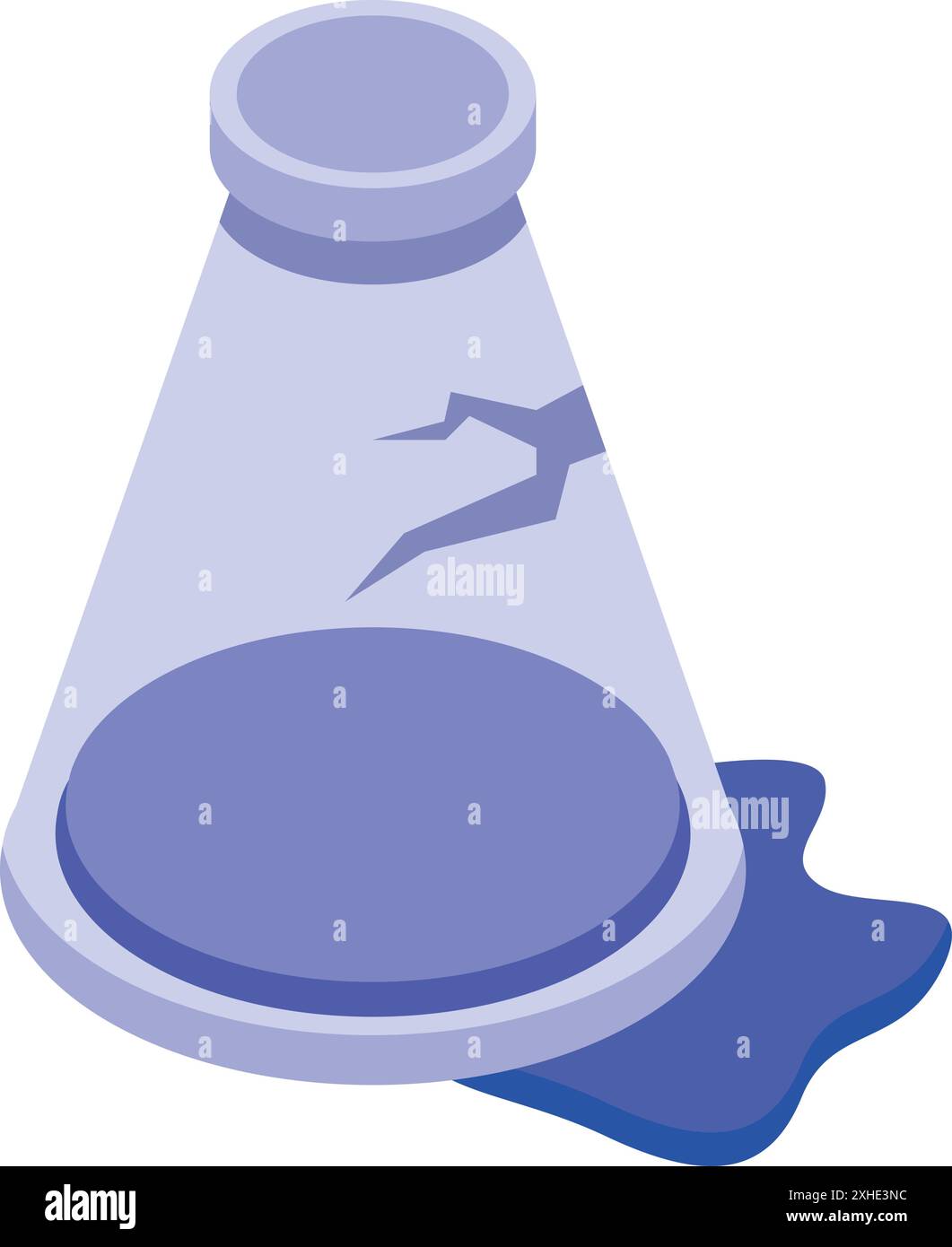 Chemical spill in laboratory Stock Vector Images - Alamy