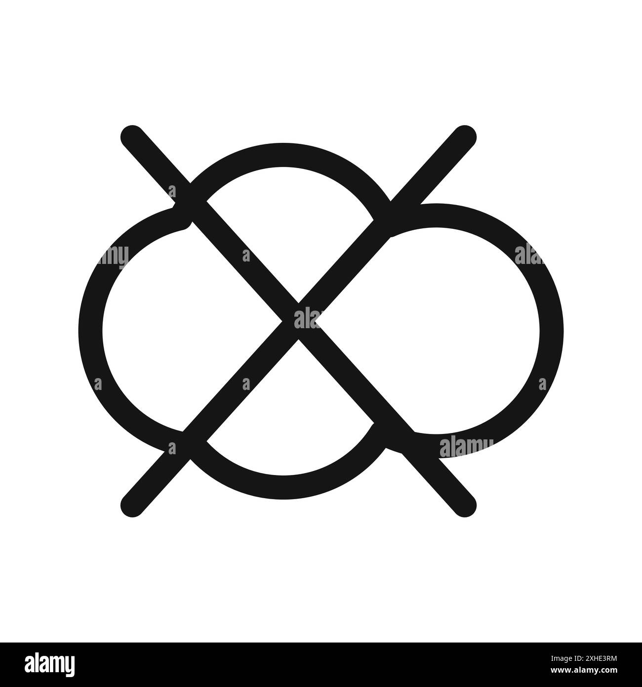 cloud sync disable icon Vector symbol or sign set collection in black ...