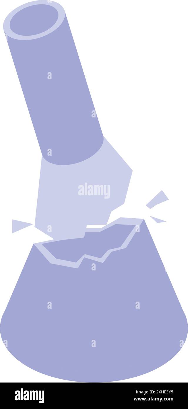 Broken beaker lab hi-res stock photography and images - Alamy