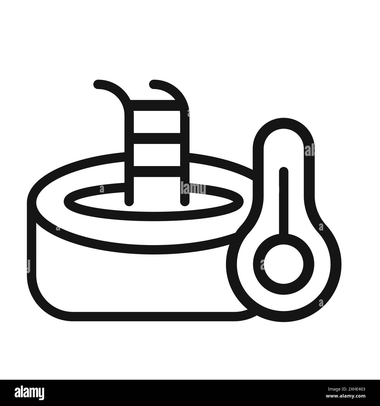Cold plunge icon Vector symbol or sign set collection in black and ...
