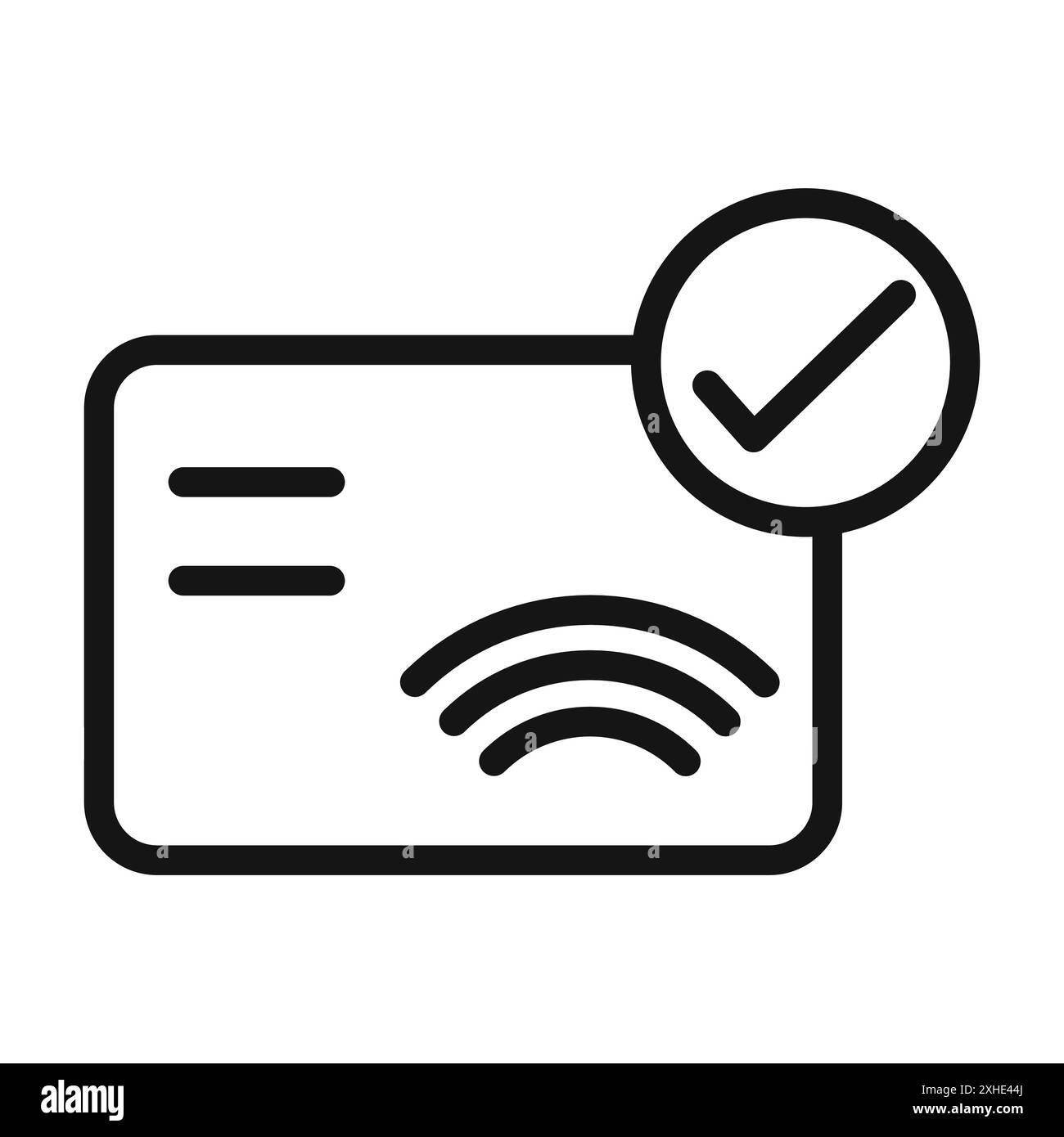Contactless Payment icon Vector symbol or sign set collection in black ...